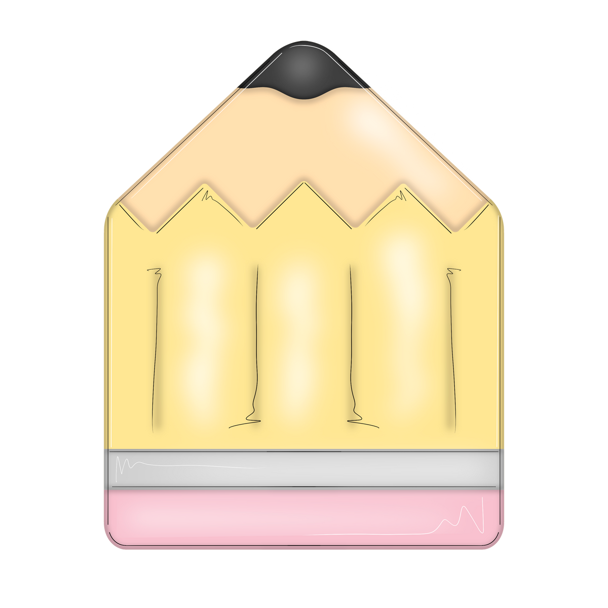 WHD Back To School Chubby Pencil – Home Creations Milling & Signage