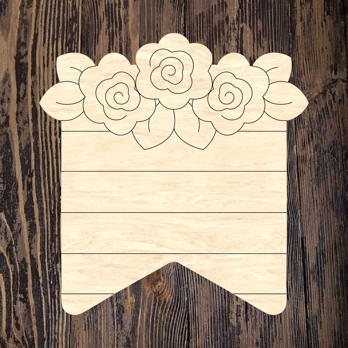 WHD Floral Striped Welcome Banner Flag – Home Creations Milling & Signage