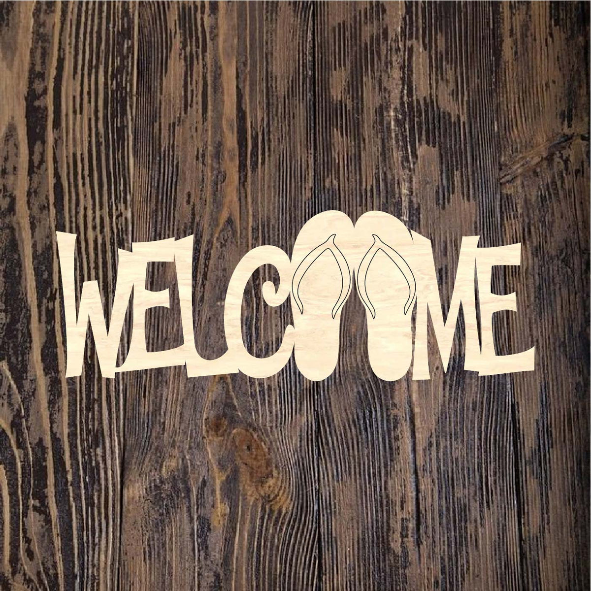 Welcome Flip Flop – Home Creations Milling & Signage