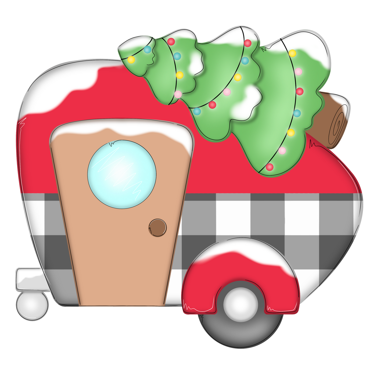 WHD Classic Christmas Tree Camper – Home Creations Milling & Signage