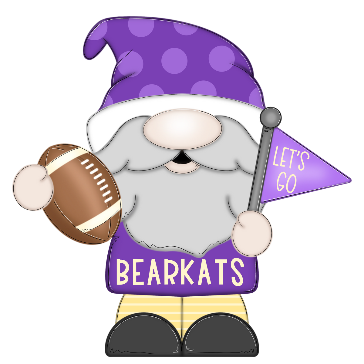 WHD Football Gnome – Home Creations Milling & Signage