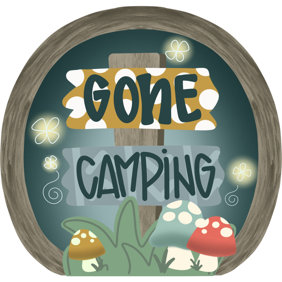 ASH Gone Camping – Home Creations Milling & Signage
