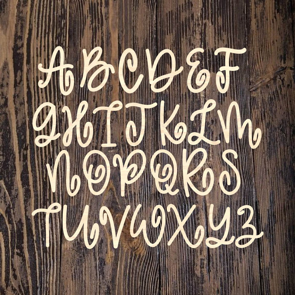 ABL Script Letters – Home Creations Milling & Signage