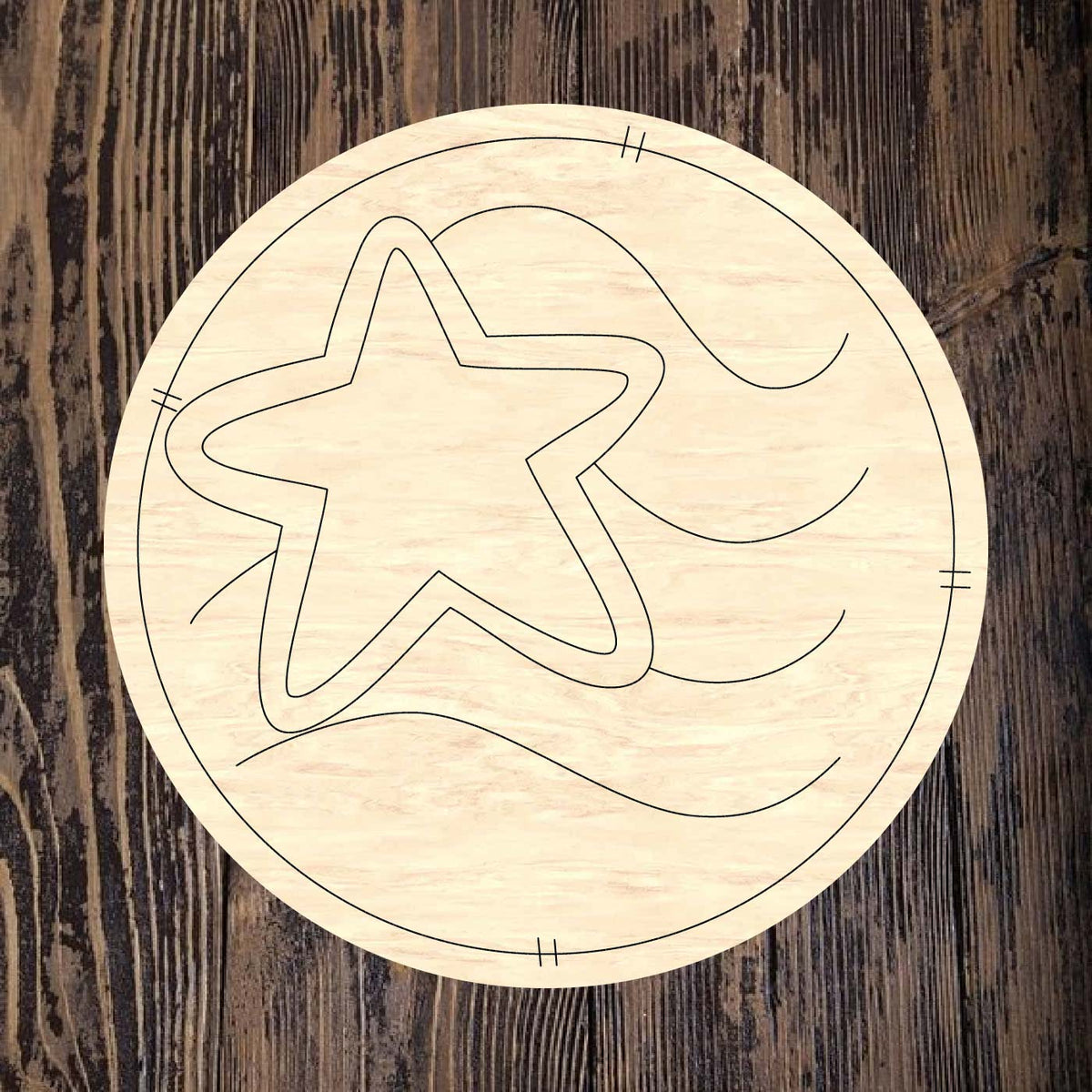 ASH Flag Round – Home Creations Milling & Signage