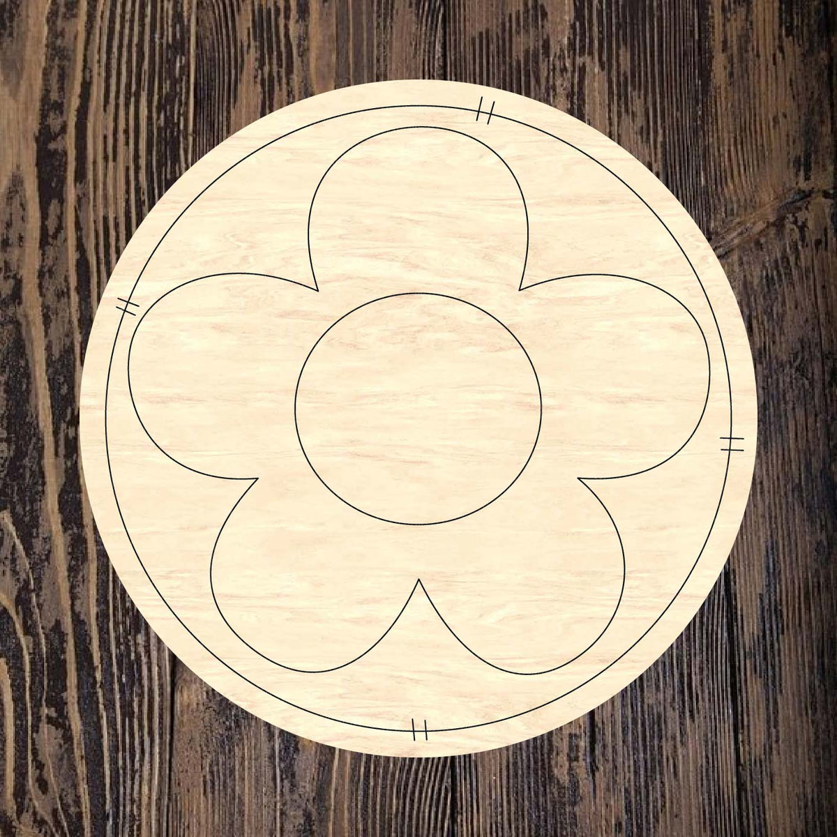 ASH Flower Round – Home Creations Milling & Signage