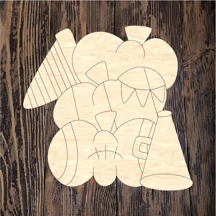 BRB Stacked Football Pumpkins – Home Creations Milling & Signage
