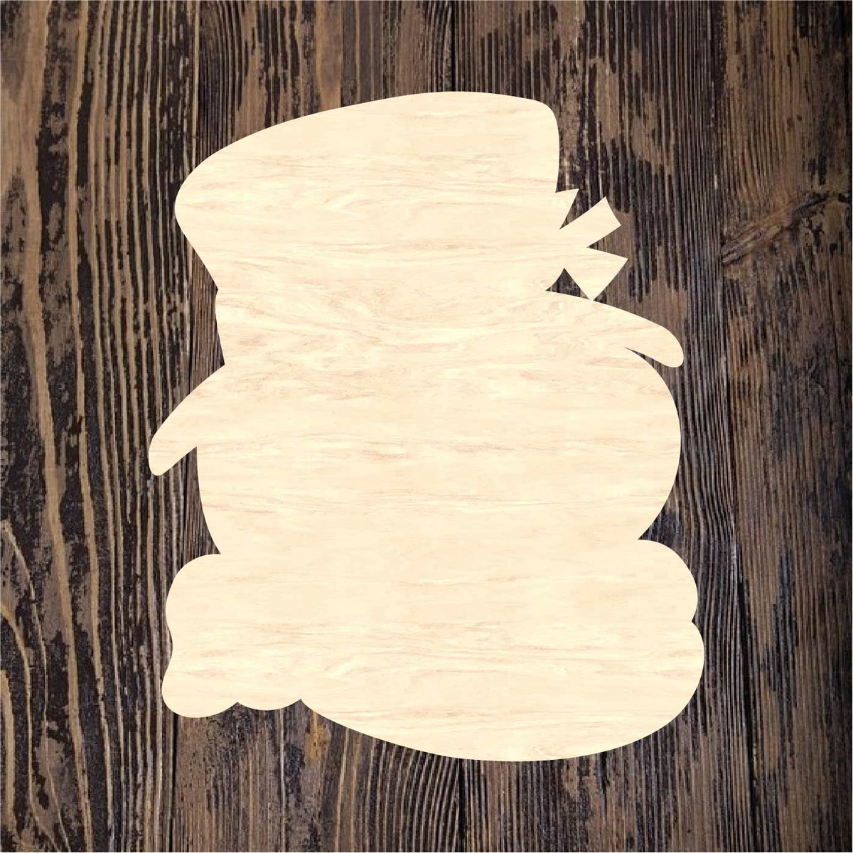 DOD Snowman Head with Bird – Home Creations Milling & Signage