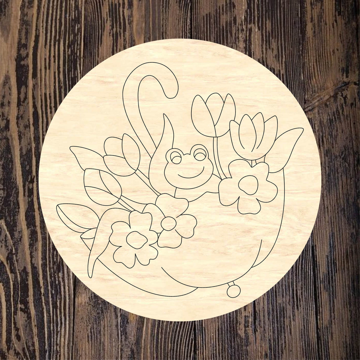 DOD Umbrella Frog – Home Creations Milling & Signage