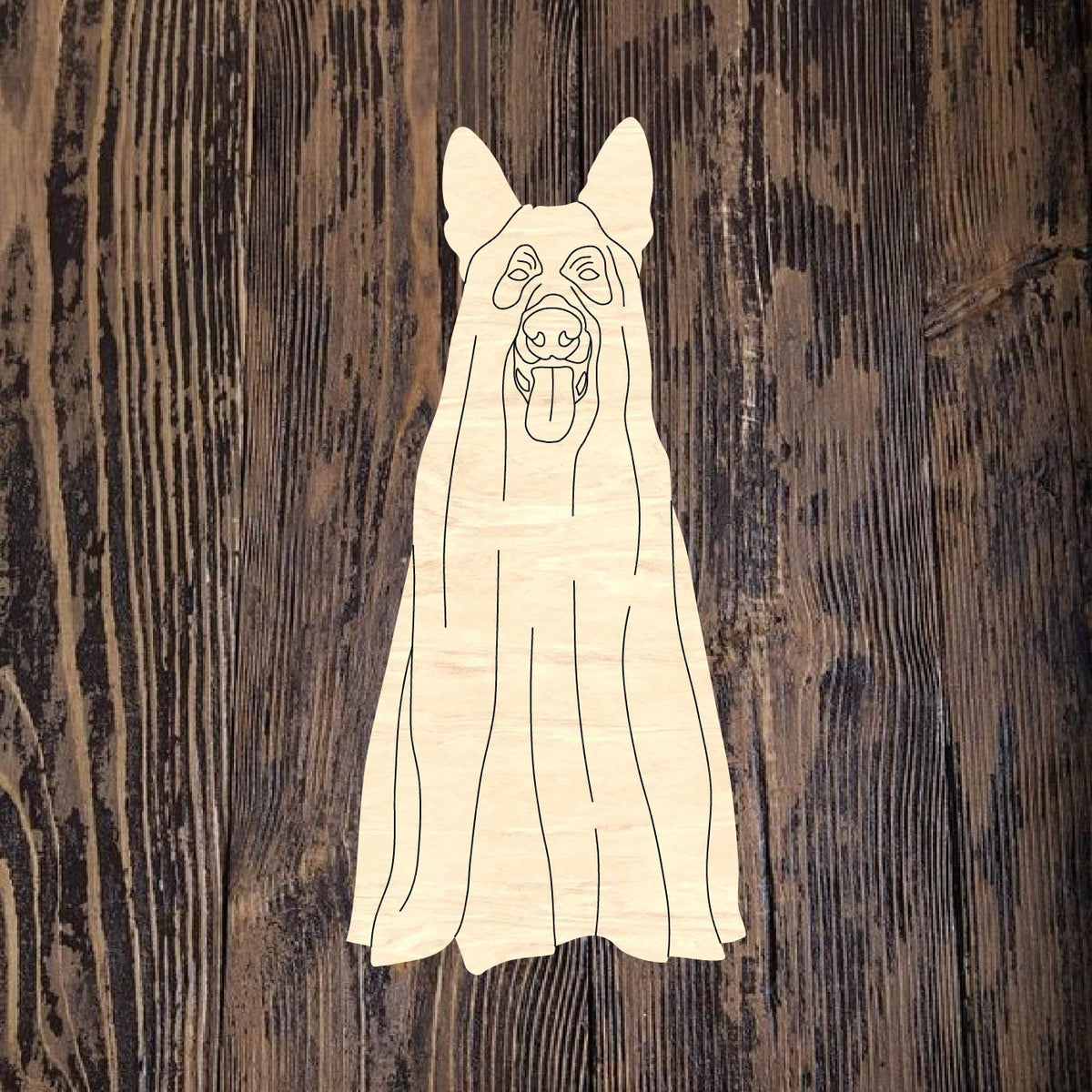 German Shepherd Ghost – Home Creations Milling & Signage