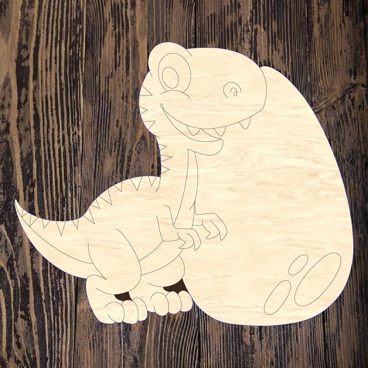 LLD Dinosaur Birth Announcement – Home Creations Milling & Signage