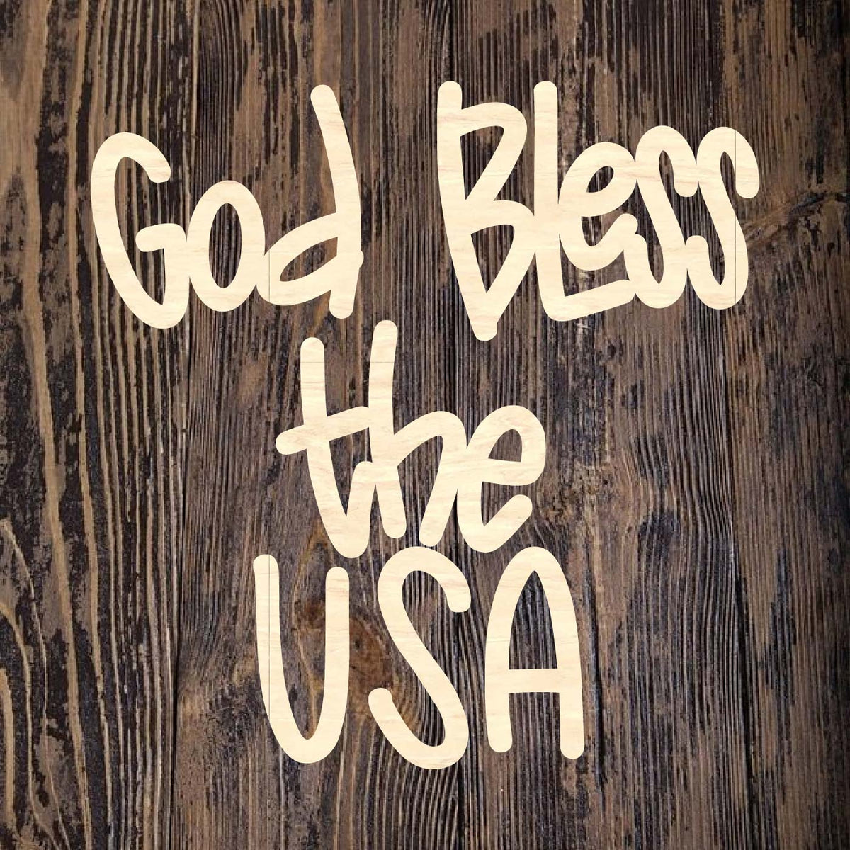 LPD God Bless the USA Words 1 – Home Creations Milling & Signage