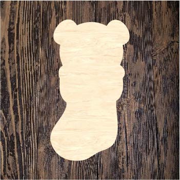 NBP Bear Stocking – Home Creations Milling & Signage