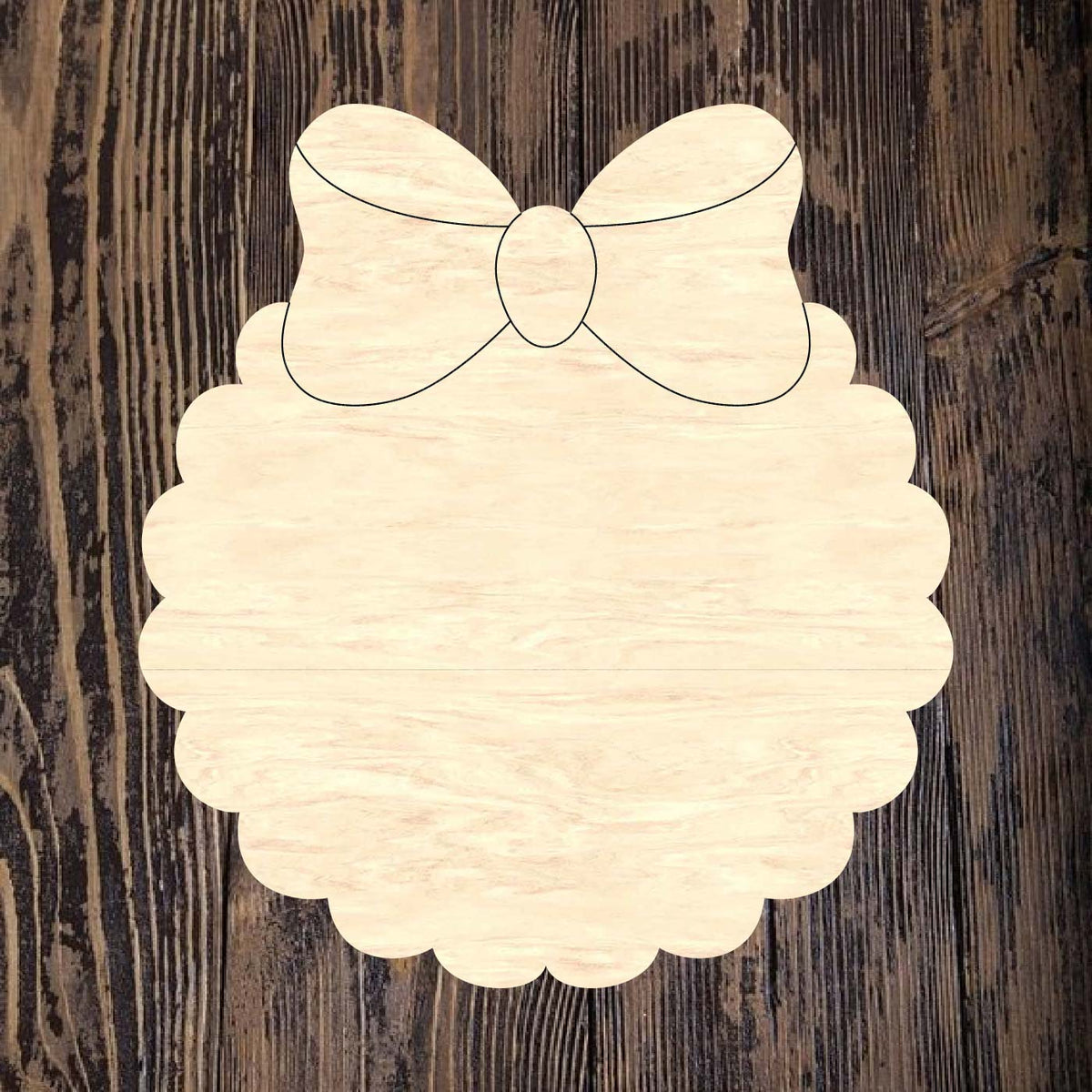 NBP Scalloped Circle Bow – Home Creations Milling & Signage