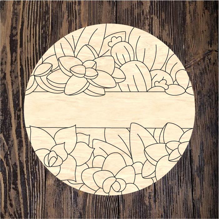 PCD Succulent Welcome Friends – Home Creations Milling & Signage