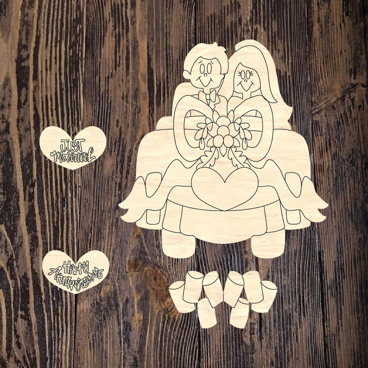 QMC Married Car Interchangeable – Home Creations Milling & Signage