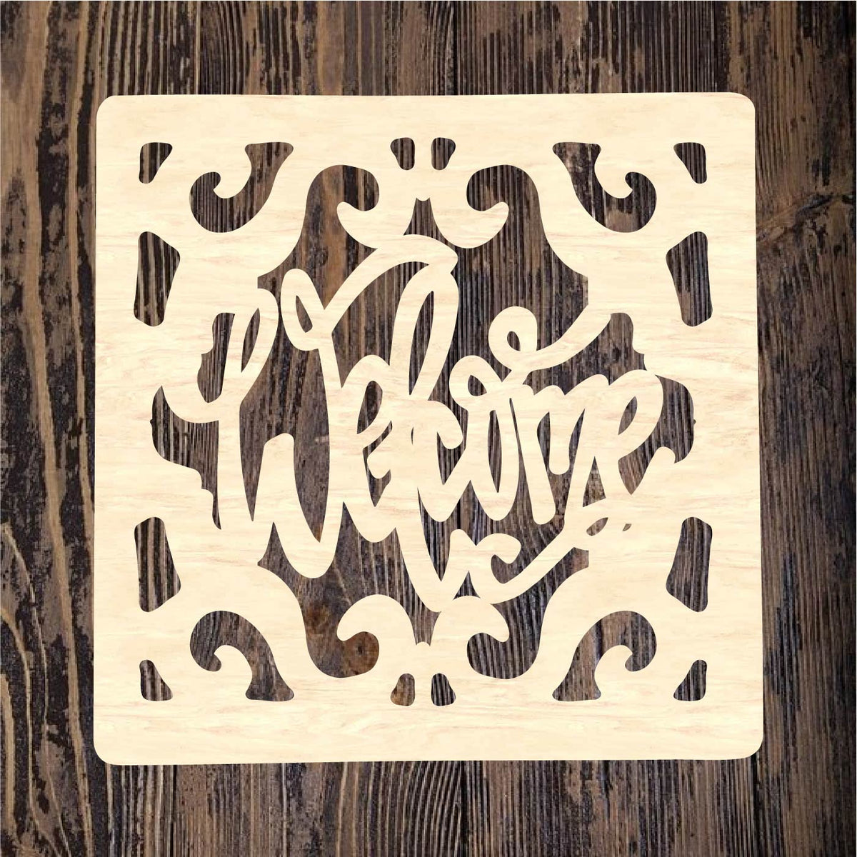 QMC Welcome Scroll Plauqe – Home Creations Milling & Signage