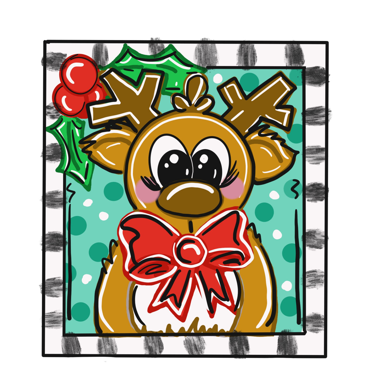 DOD Square Deer – Home Creations Milling & Signage
