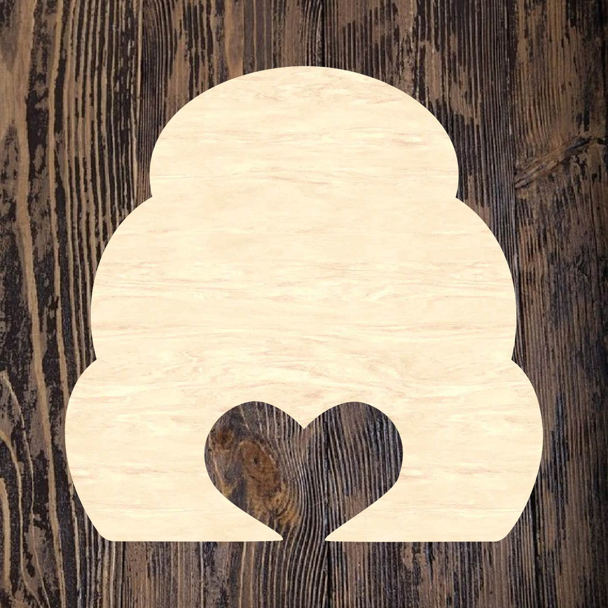 WHD Busy Bee Hive Heart Door – Home Creations Milling & Signage