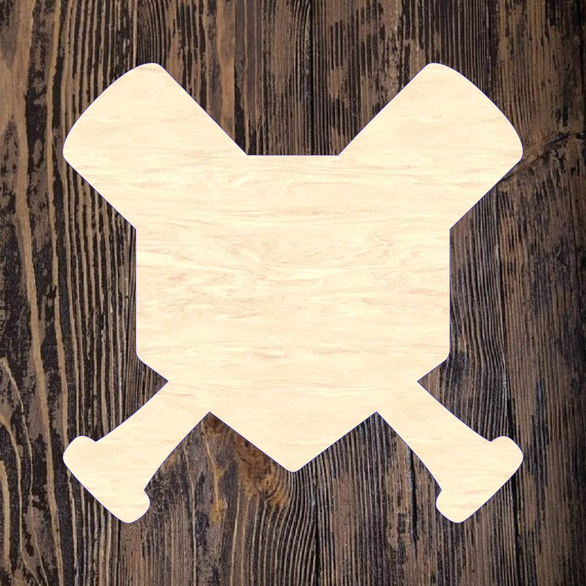 WHD Crossing Bats Home Plate – Home Creations Milling & Signage