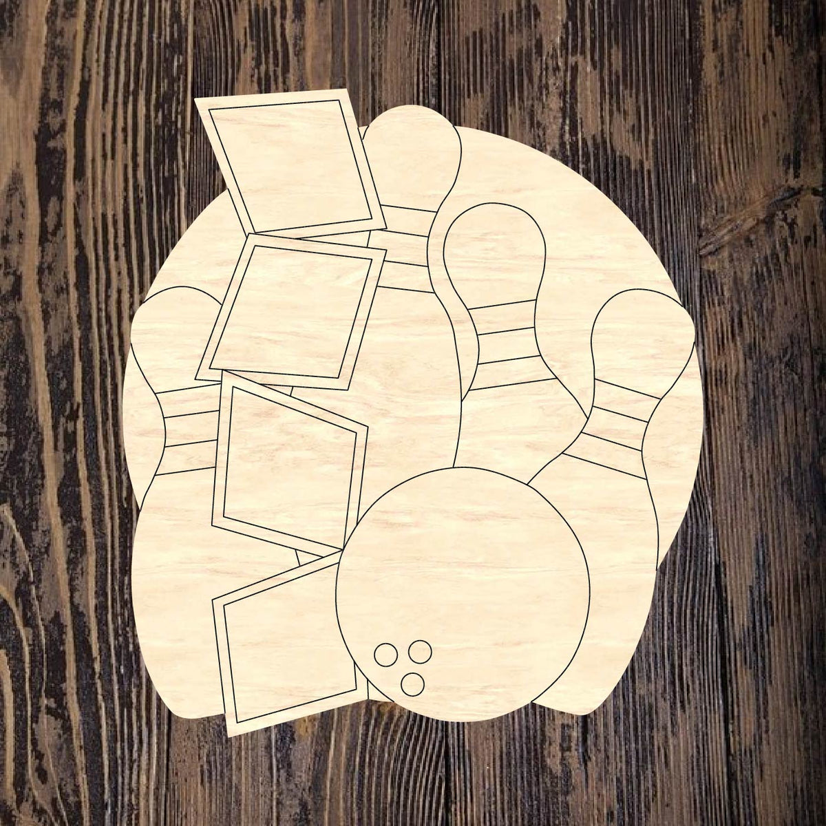 WHD Retro Bowling Pins – Home Creations Milling & Signage