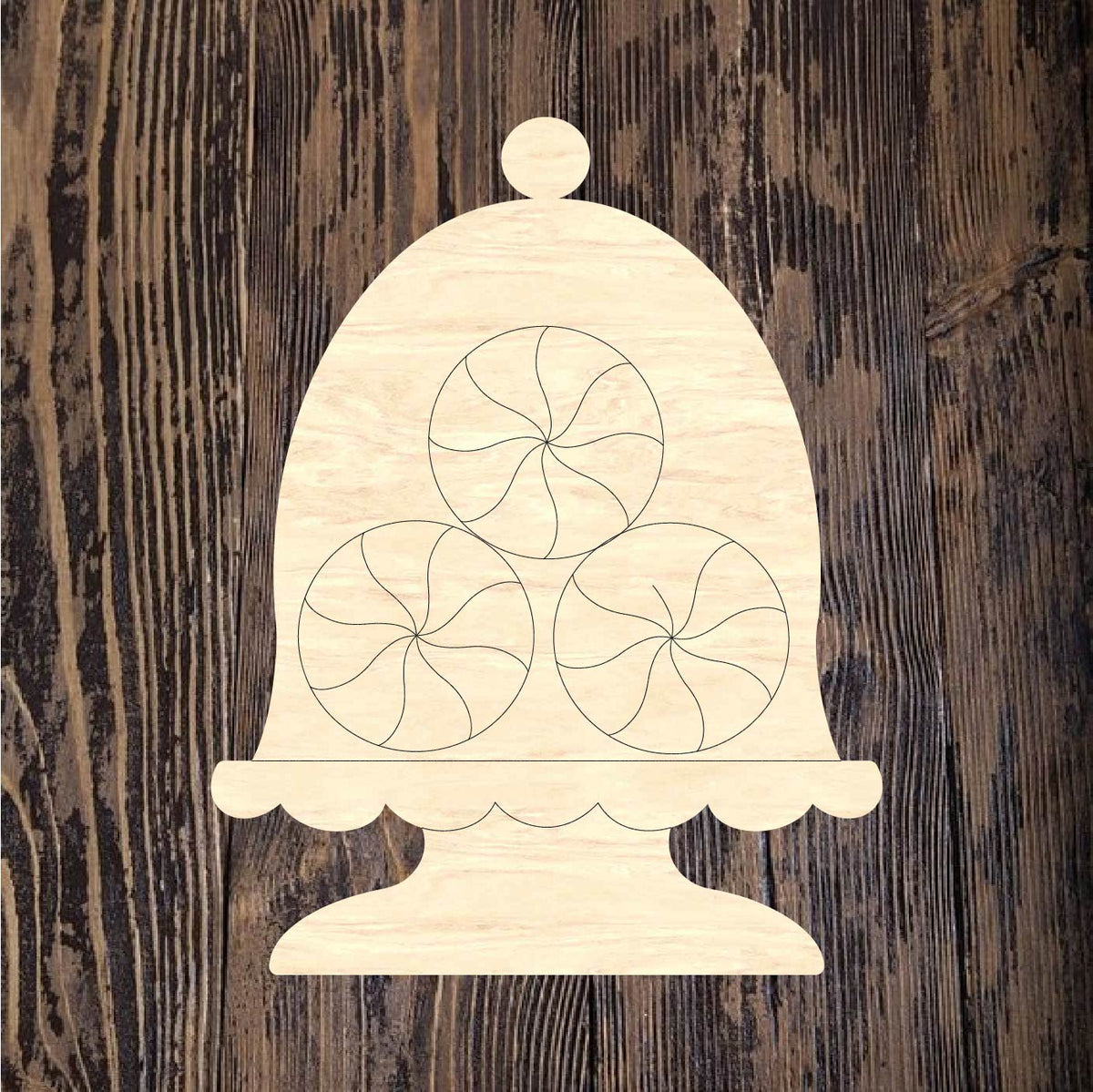 WHD Seasons Greetings Peppermint Cake Stand – Home Creations Milling ...