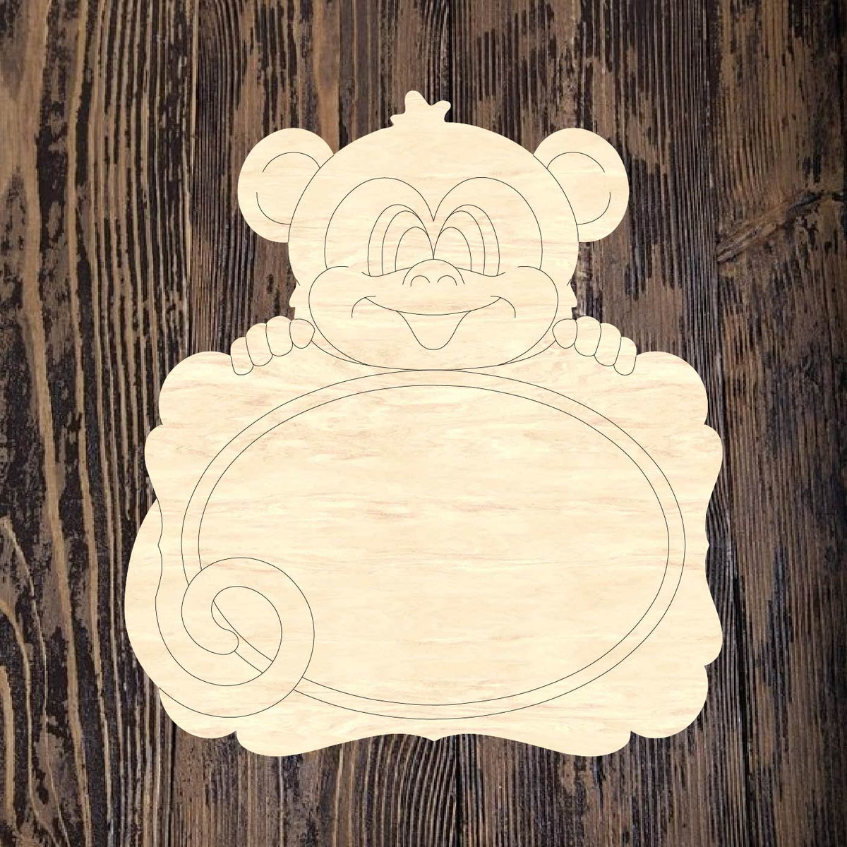 WHD This Is My Circus Monkey Frame – Home Creations Milling & Signage