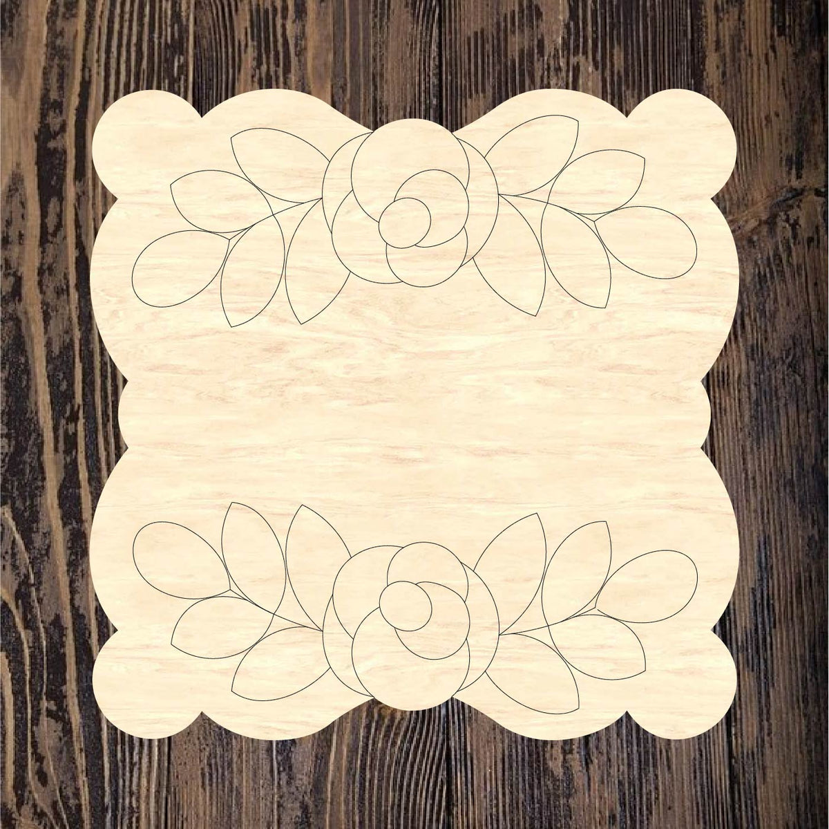 WHD Welcome Floral Funky Frame – Home Creations Milling & Signage