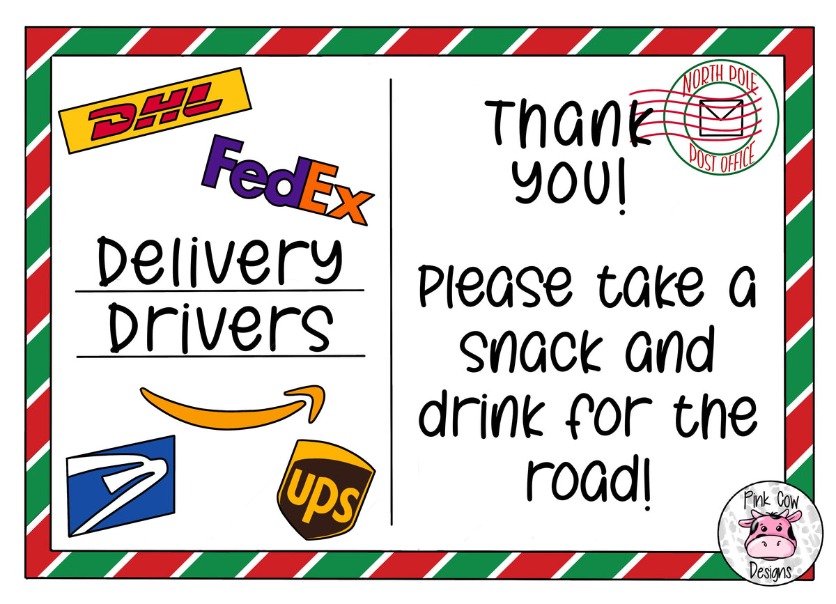 PCD Delivery Driver Sign – Home Creations Milling & Signage