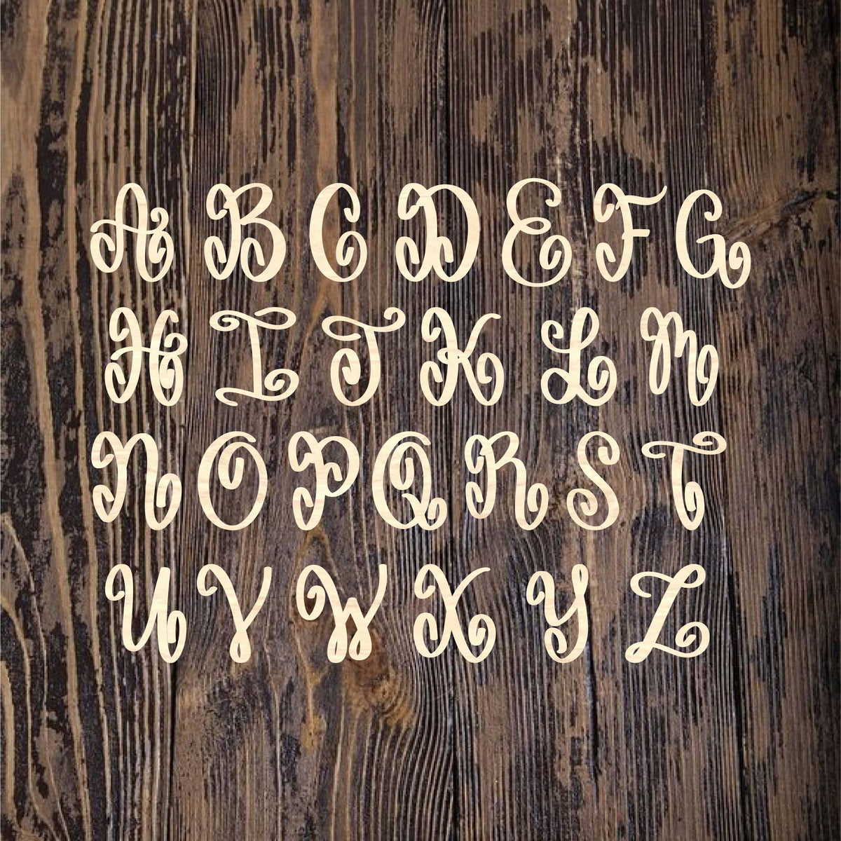 ABL Script Letter 1 – Home Creations Milling & Signage