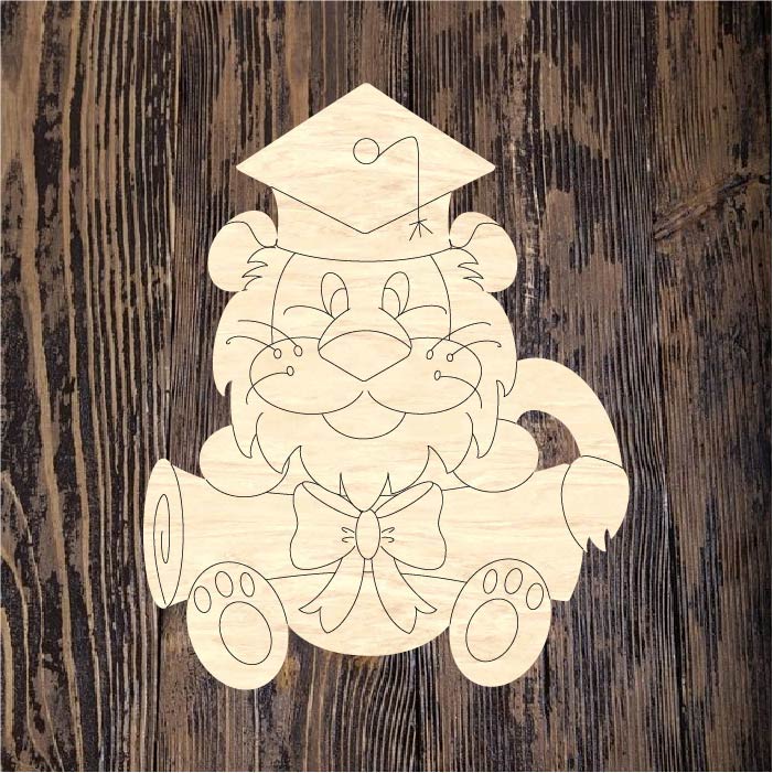 BRB Lion Graduate – Home Creations Milling & Signage