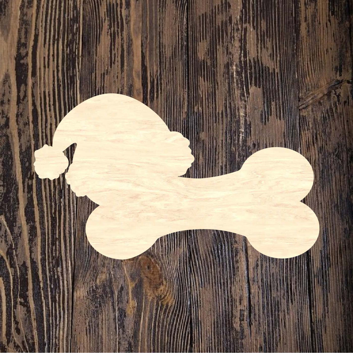 Dog Bone Santa Hat 1 – Home Creations Milling & Signage