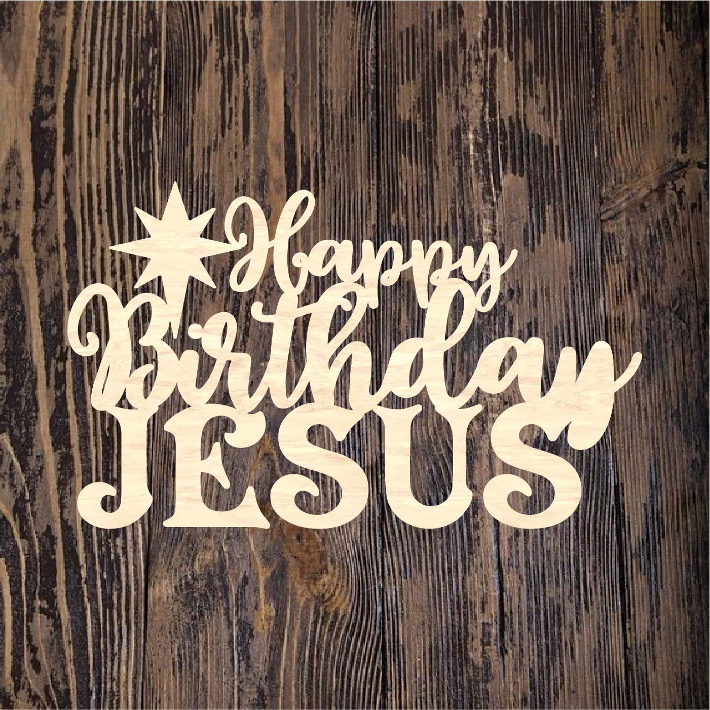Happy Birthday Jesus Logo