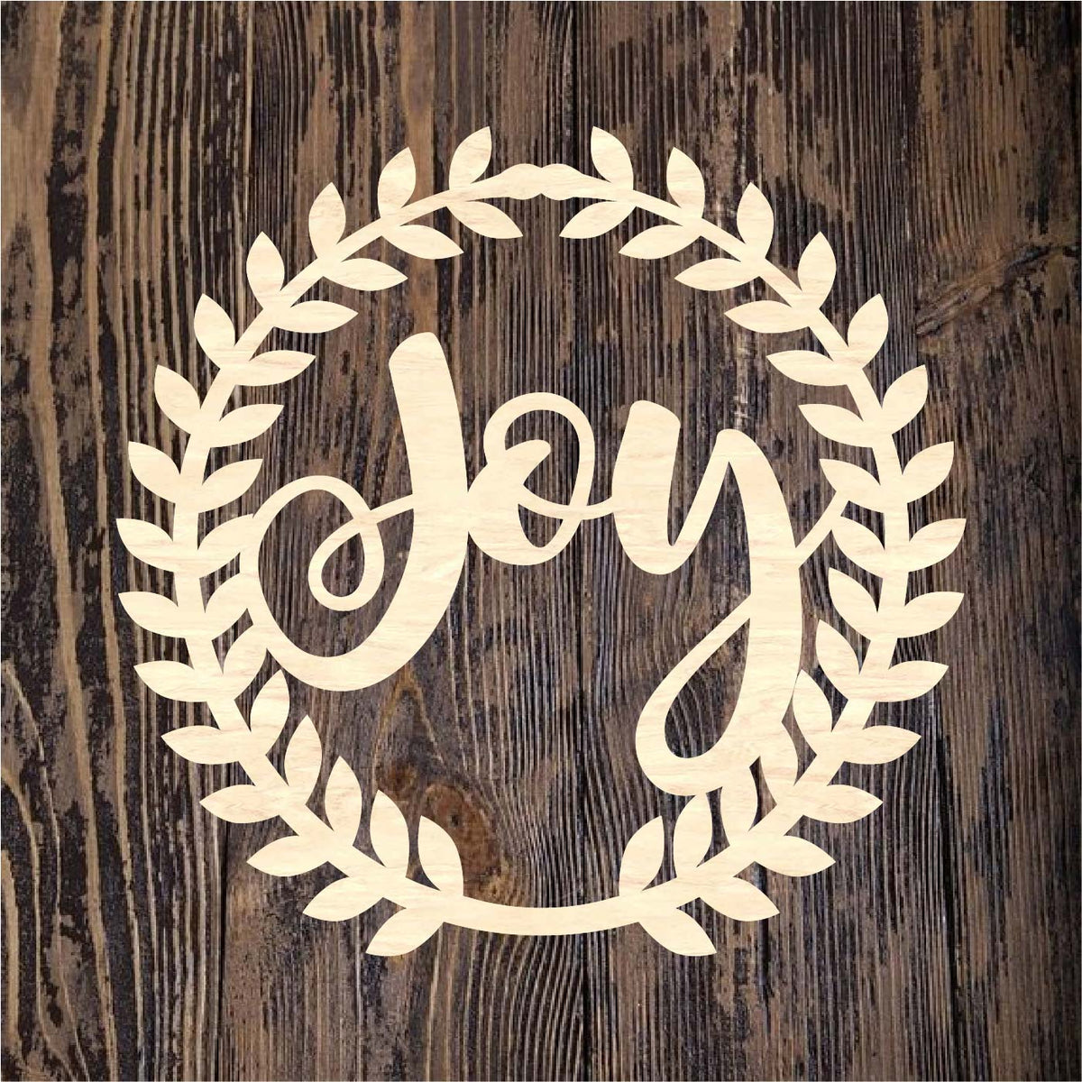 Joy Roman Wreath – Home Creations Milling & Signage