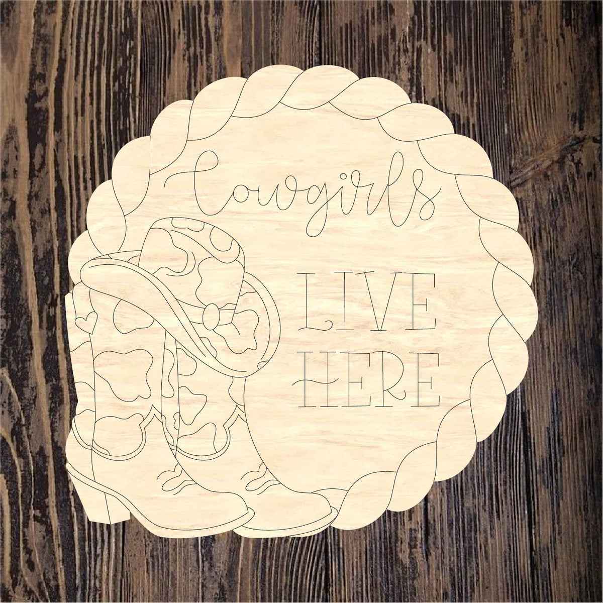 OSD Cowgirls Round – Home Creations Milling & Signage