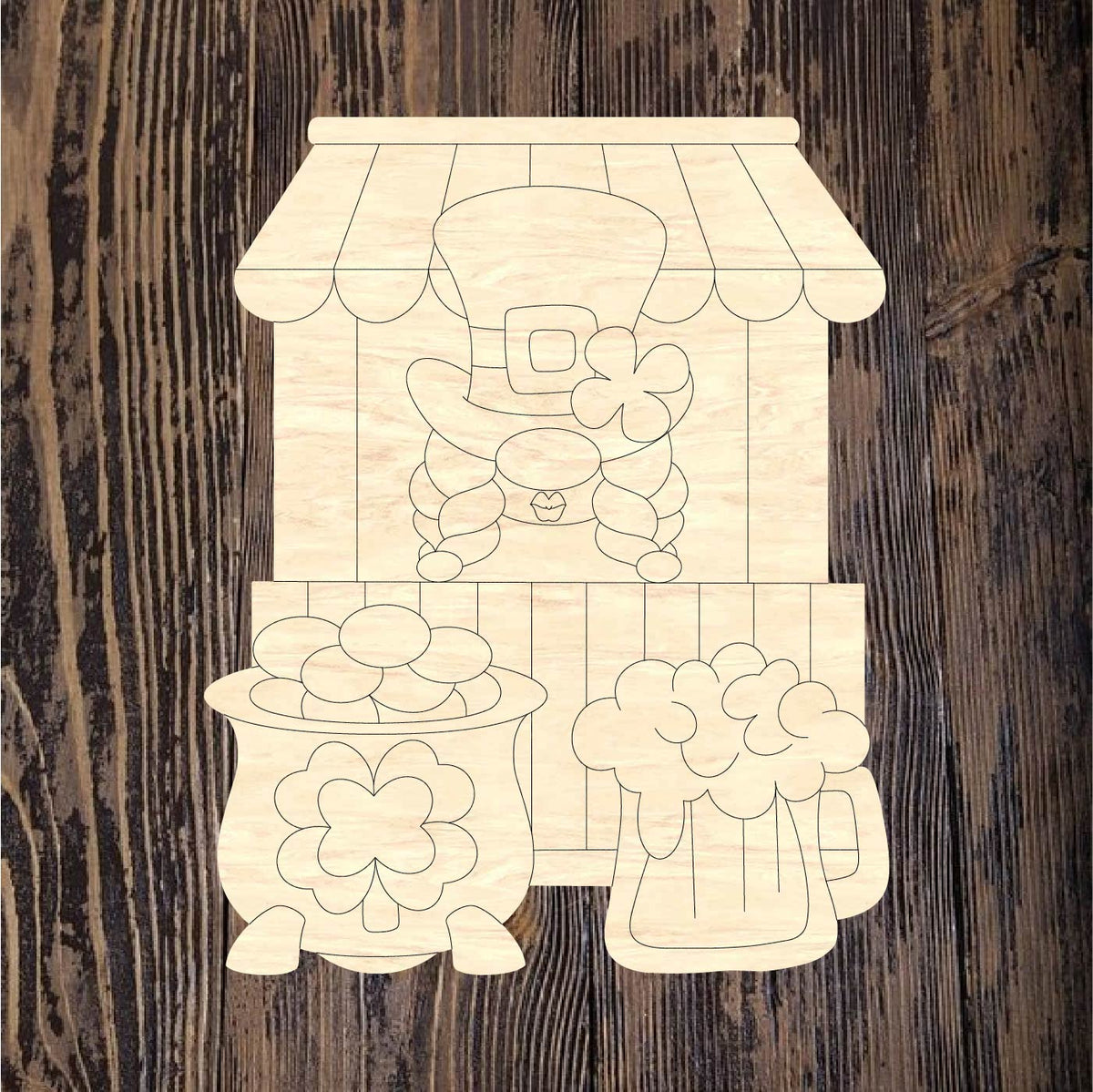 OSD St Pattys Day Stand – Home Creations Milling & Signage