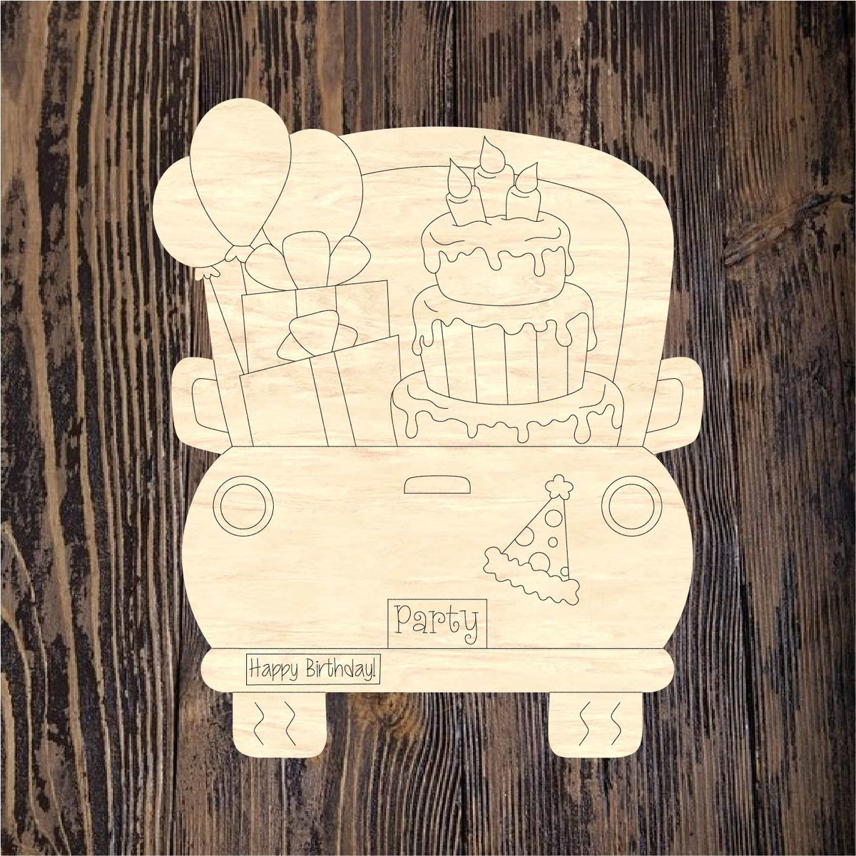 PCD Birthday Truck – Home Creations Milling & Signage