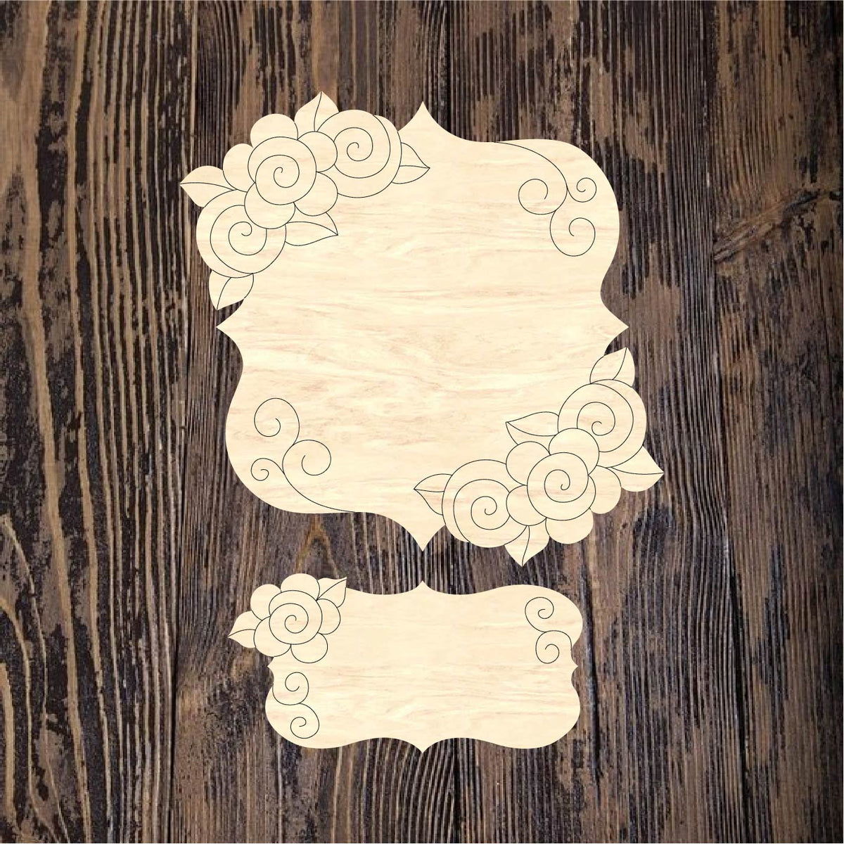 PCD Floral Birth Announcement – Home Creations Milling & Signage