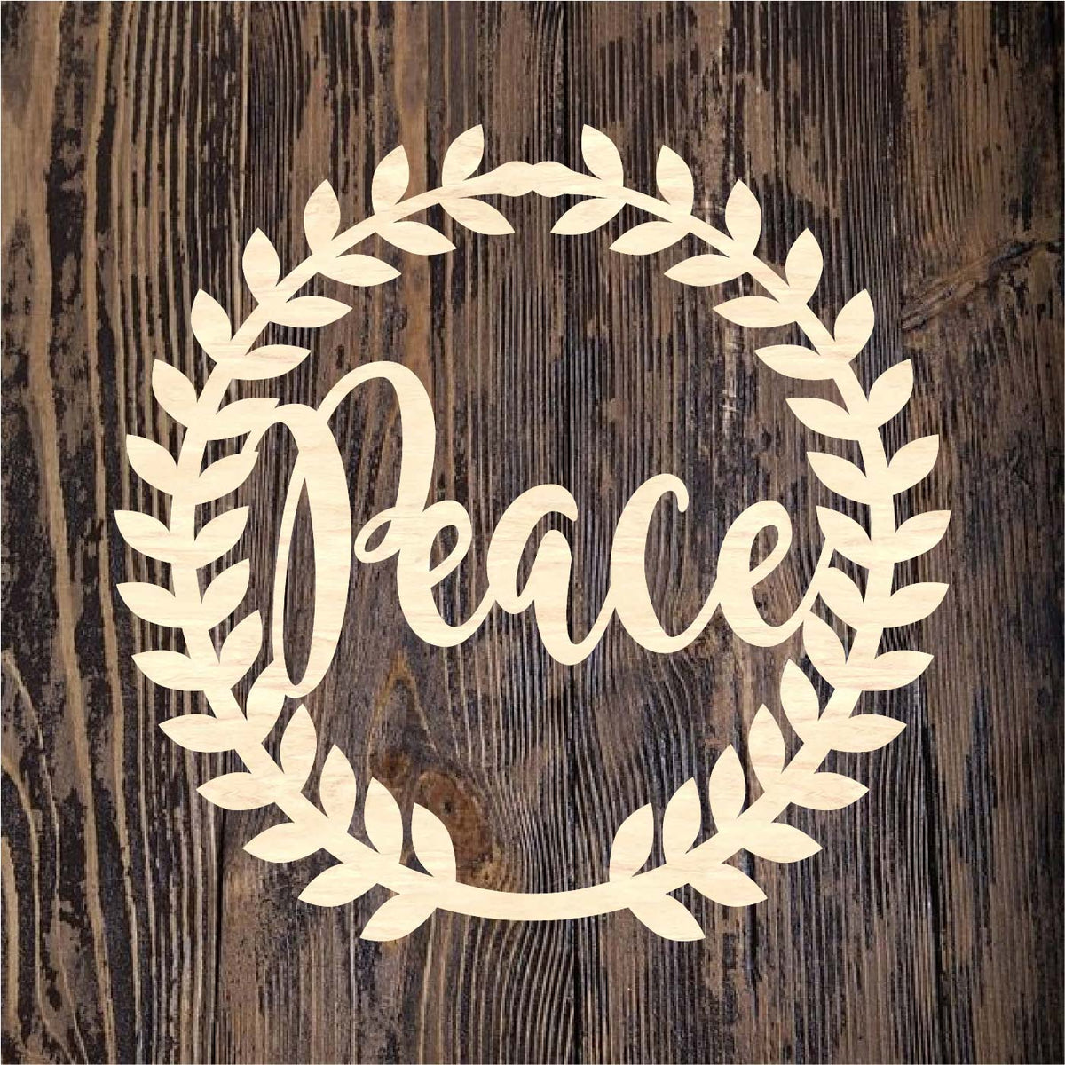Peace Roman Wreath – Home Creations Milling & Signage