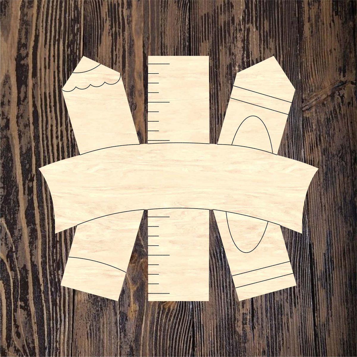 Pencil Crayon Ruler – Home Creations Milling & Signage