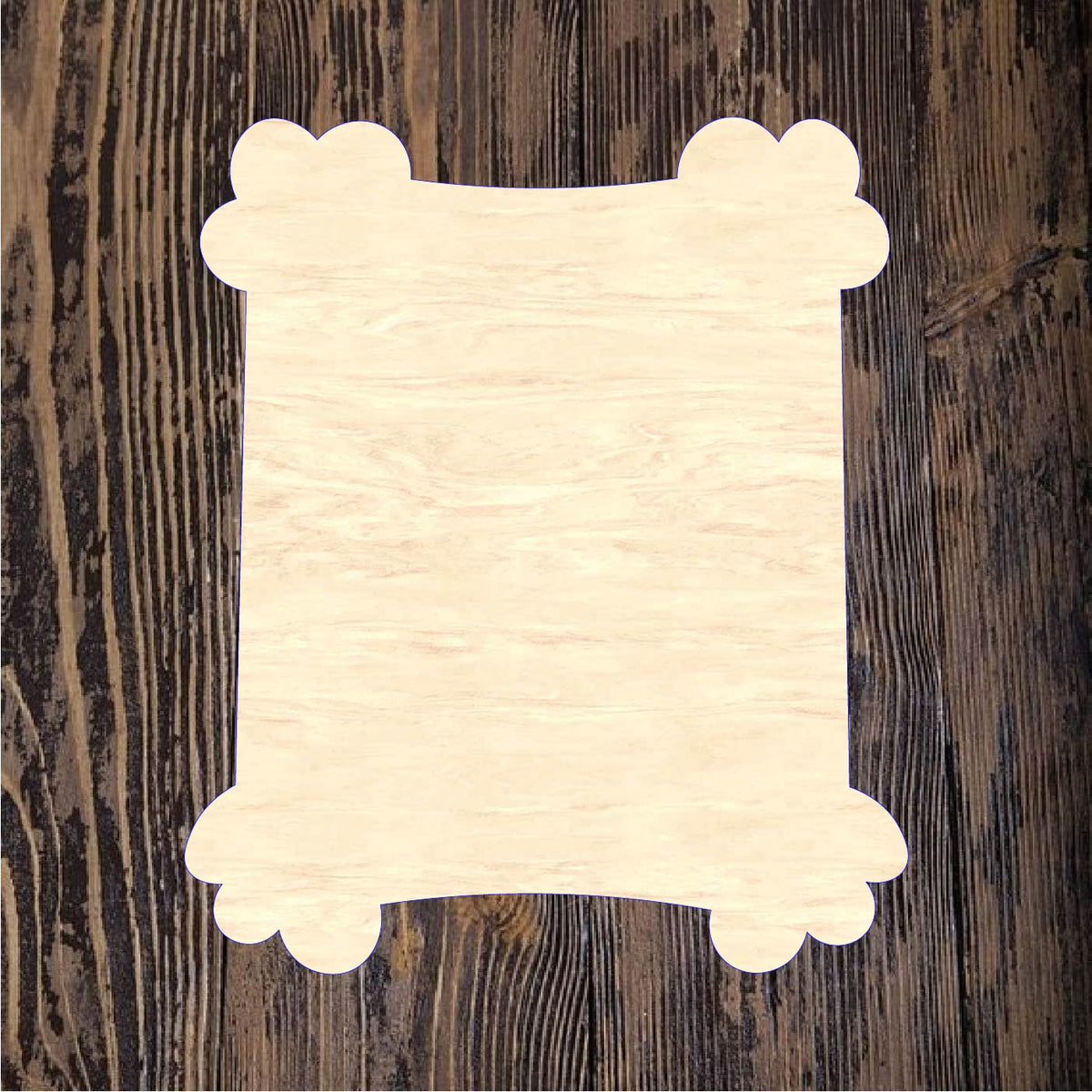 QMC Scalloped Sign Hello – Home Creations Milling & Signage