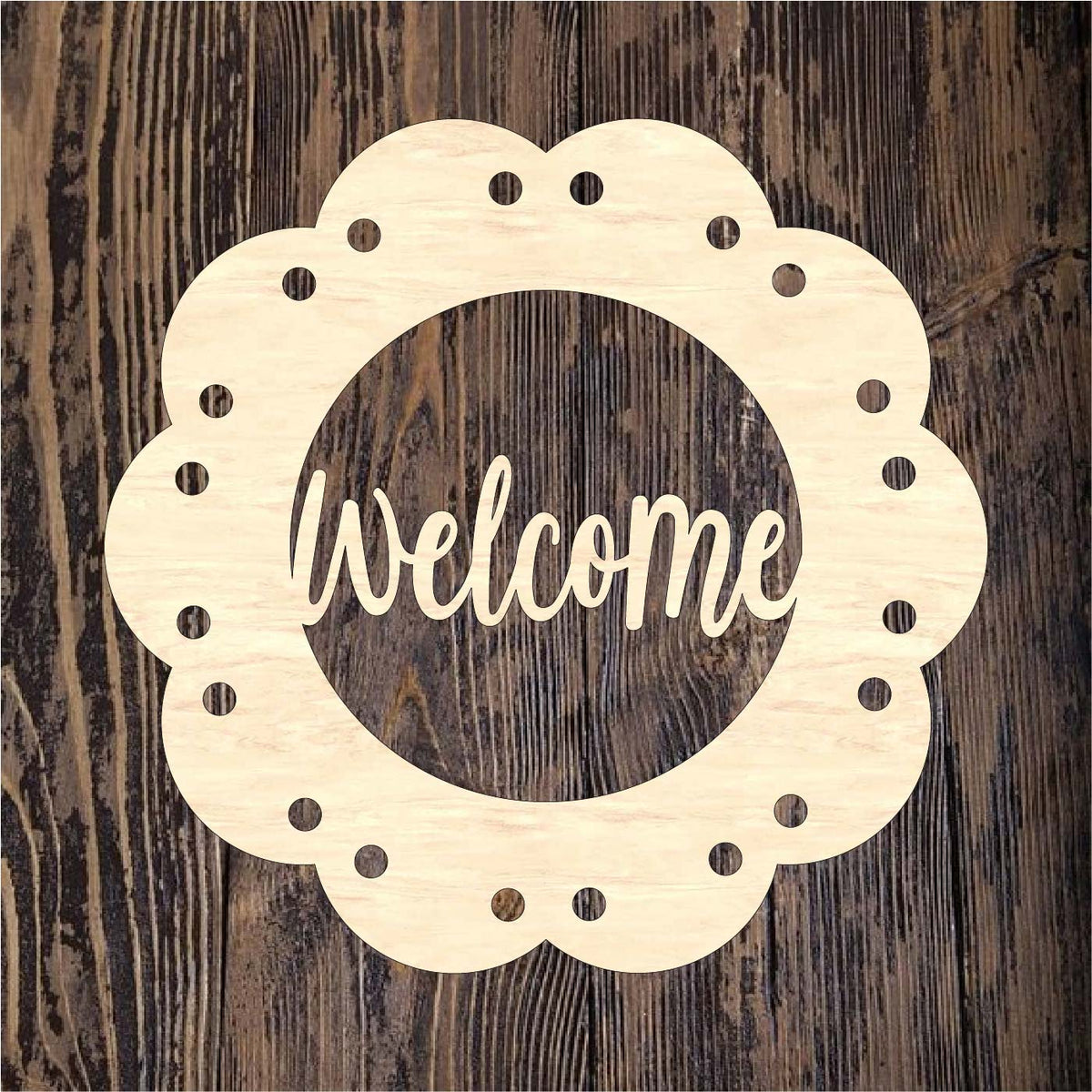 Welcome Ribbon Wreath 3 – Home Creations Milling & Signage