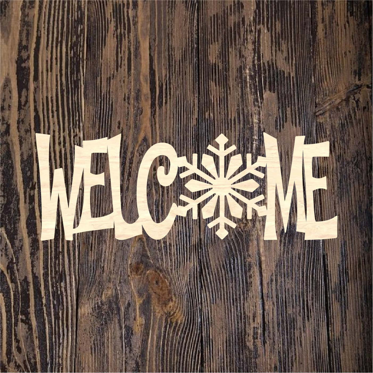 Welcome Snowflake 2 – Home Creations Milling & Signage