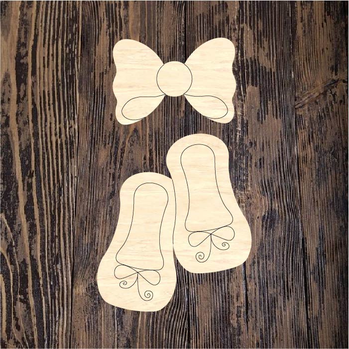 WHD Ballerina Shoes Frame – Home Creations Milling & Signage