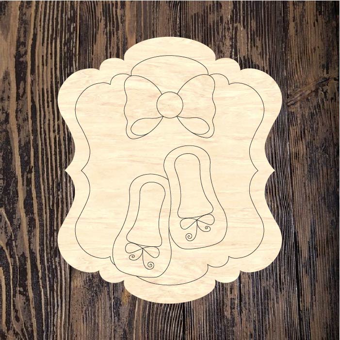 WHD Ballerina Shoes Frame – Home Creations Milling & Signage
