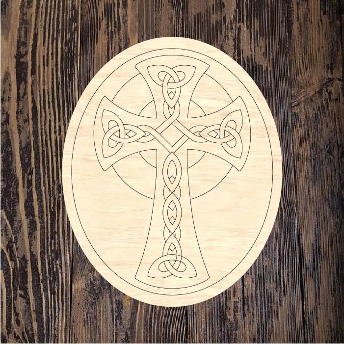 WHD Celtic Cross Oval Fame – Home Creations Milling & Signage