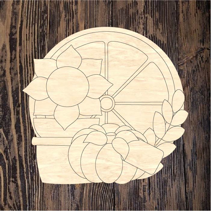 WHD Hello Fall Wagon Wheel – Home Creations Milling & Signage